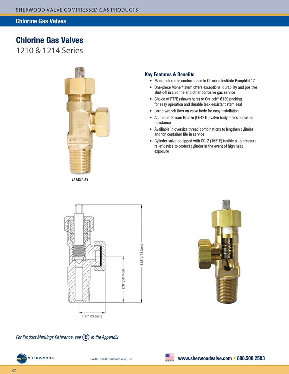 1210 & 1214 Series Chlorine Gas Valves | Chemtech International